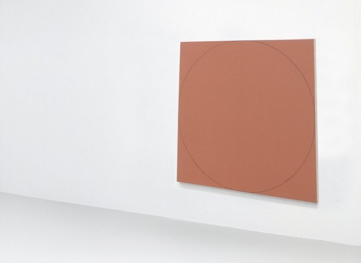 Distorted Square /Circle (Red) - Charles Saatchi